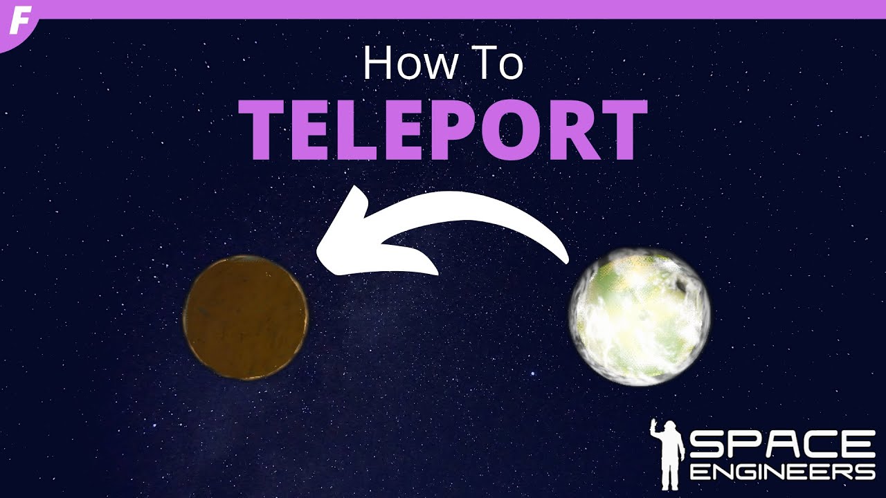 How To TELEPORT IN Space Enigneers - YouTube