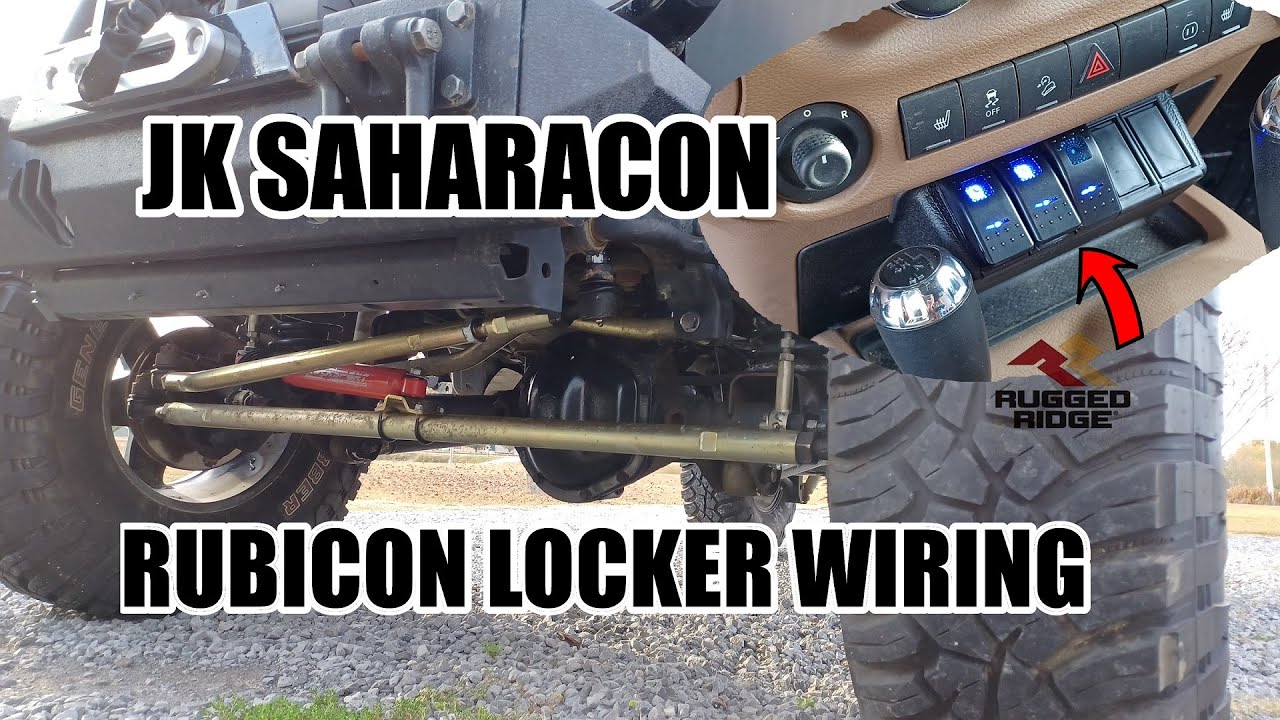 How to Wire JK RUBICON Lockers In a Non-Rubicon JK | Saharacon Build ...