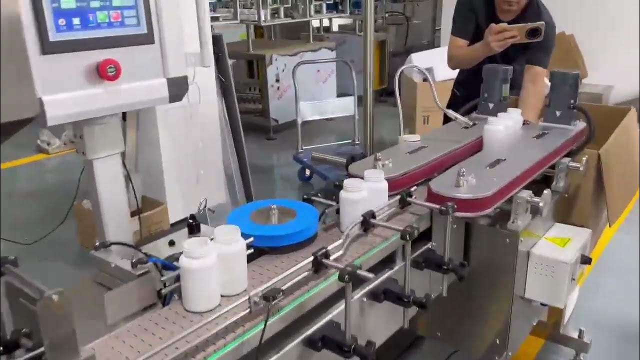 32C high speed counting machine+videojet coding machine 1280 - YouTube