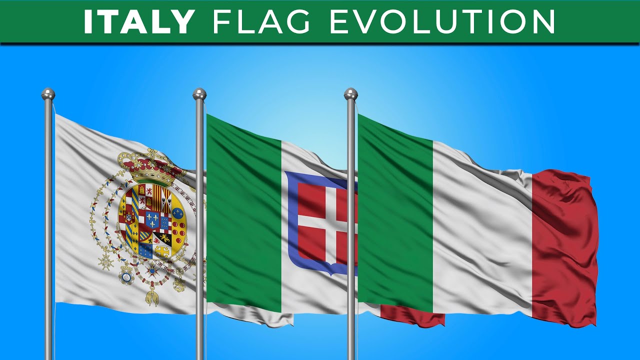 Italy Flag Evolution (1797-Today) | evvvvvolve - YouTube