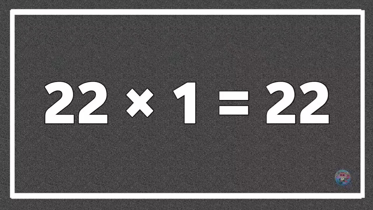 22 ki table | Table of 22 | 22 की टेबल | 22 ka table | Multiplication ...