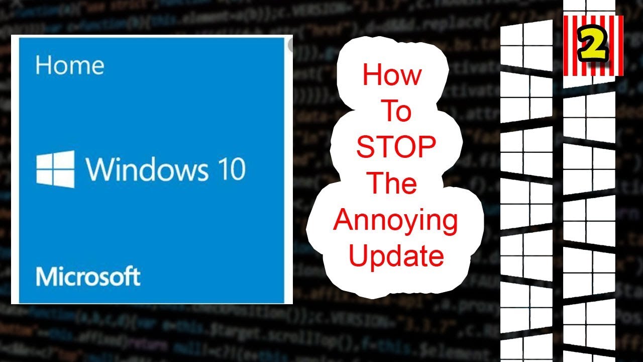 How To Stop Windows 10 Home Update Immediately | Cara Hentikan Update ...