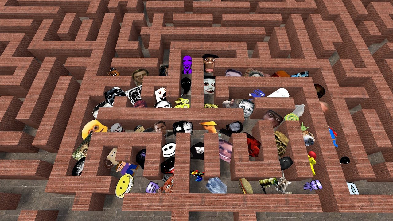 Nico's Nextbots Maze Horde - YouTube