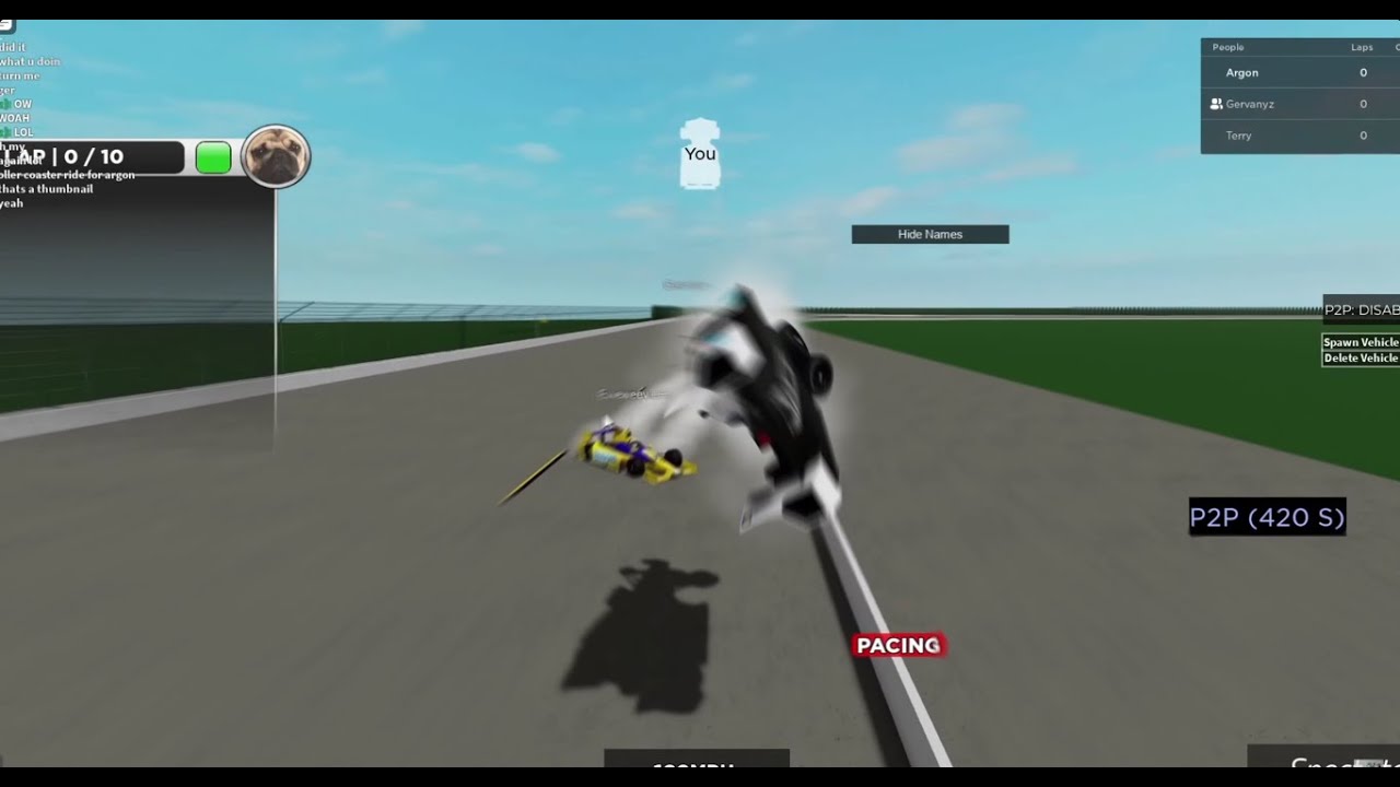 Roblox Indycar crash compilation - YouTube