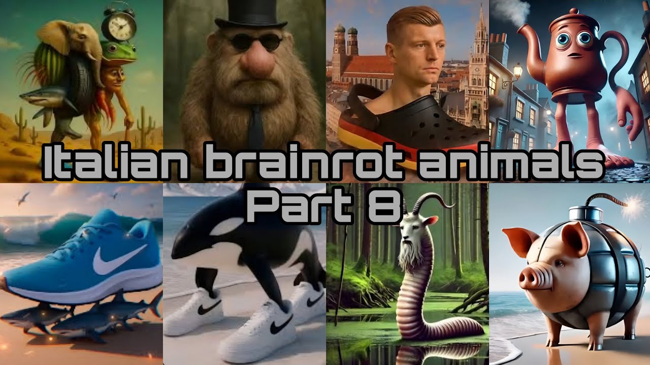 Italian brainrot animals (part 8) - YouTube