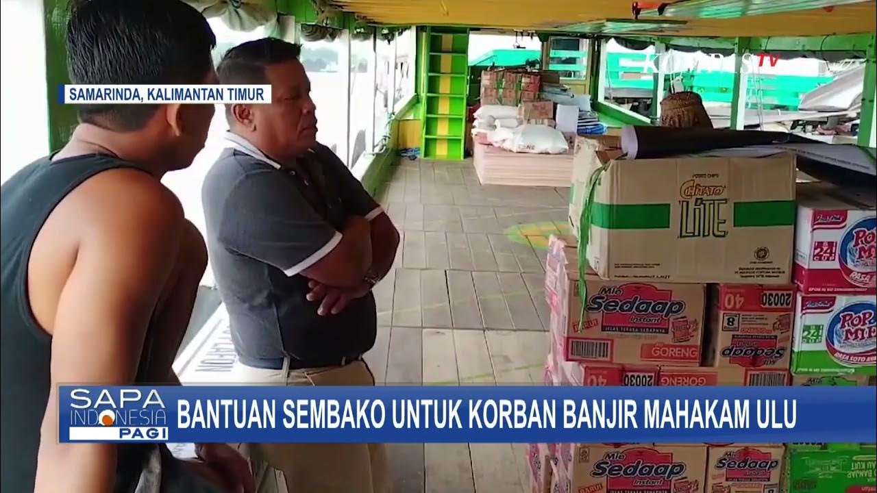 Bantuan Sembako dan Obat Obatan Mulai Disalurkan ke Korban Banjir di Mahakam - YouTube