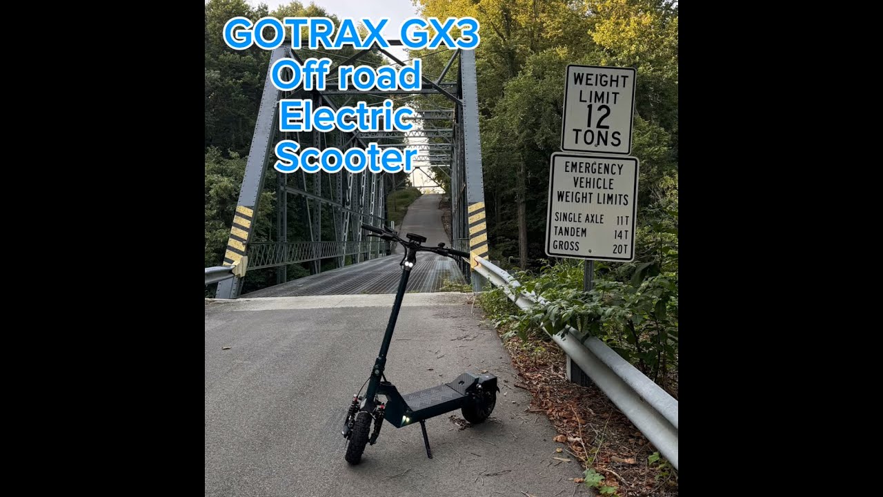 GOTRAX GX3 OFF ROAD ELECTRIC SCOOTER - YouTube