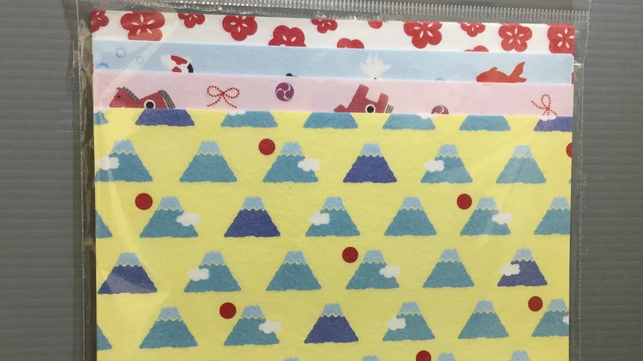 DAISO Modern Washi Chiyogami Paper Unboxing! - YouTube