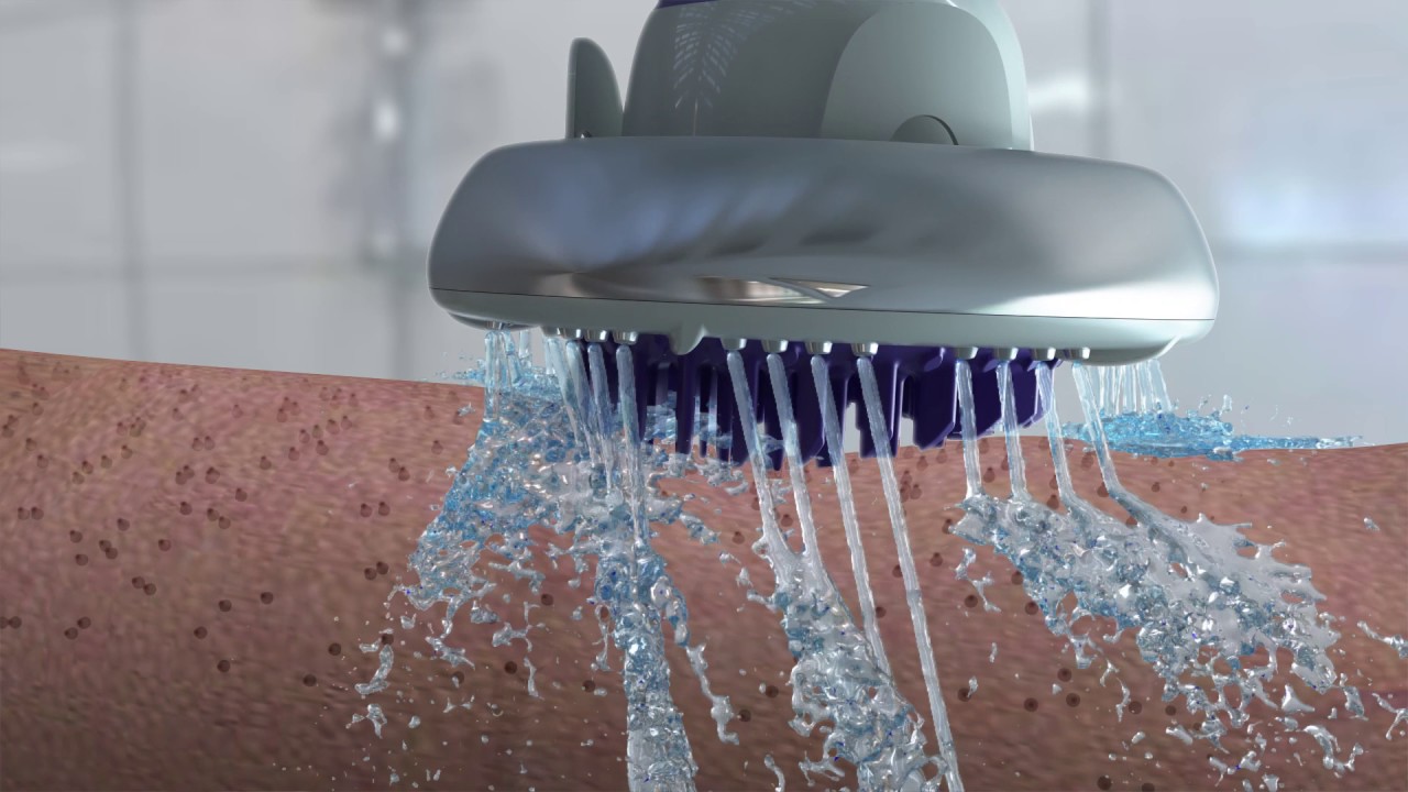 Ecocamel Orbit Spa Exfoliation Demo Animation - YouTube