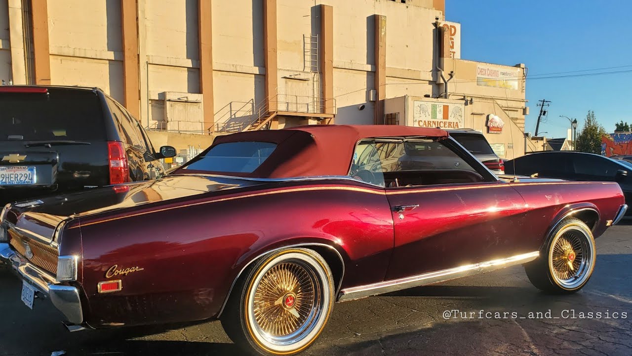 🏆1969 Drop Kandy Cougar on Gold Zeniths & Vogues from Oakland, Ca EP459 ...