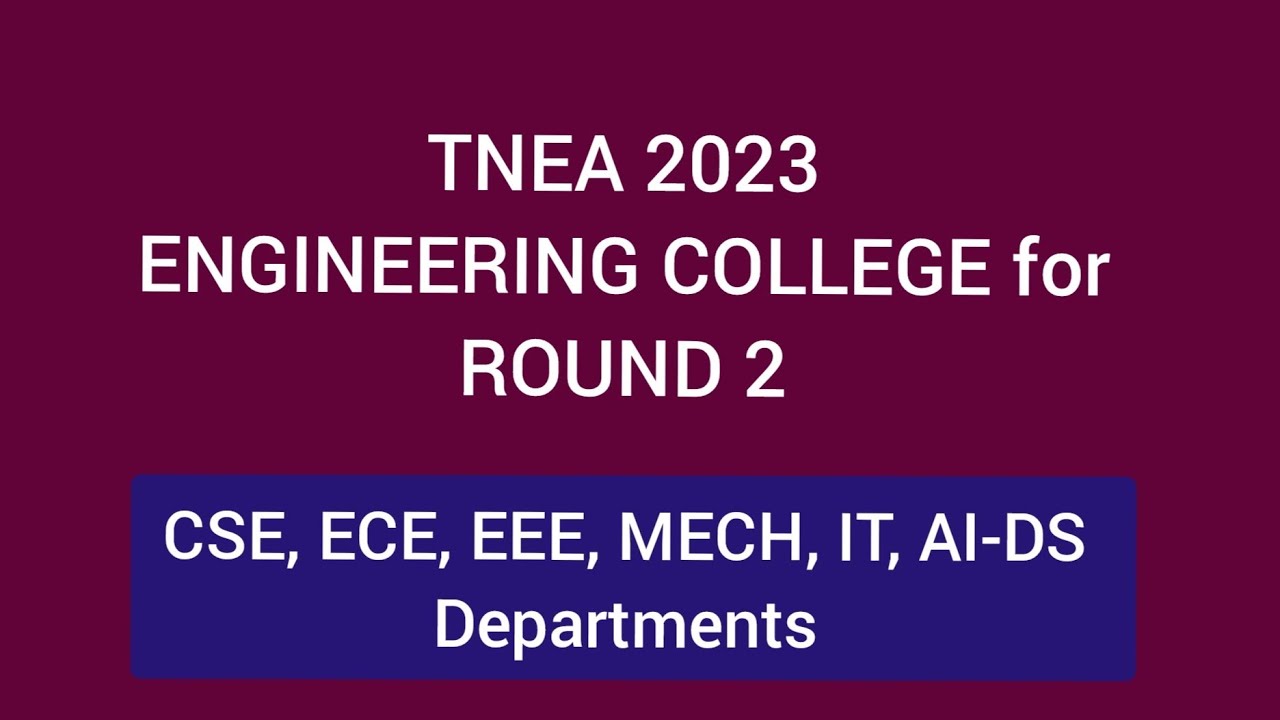 Round 2 TNEA 2023 |CSE,ECE,EEE,IT,AI-DS- Karpagam Institute of Technology,Coimbatore| TNEA CODE ...