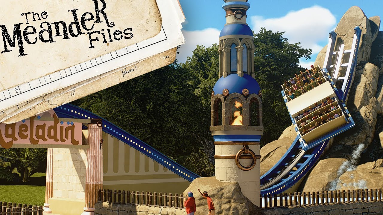 Building A Theme Park Entrance THROUGH A Ride In Planet Coaster 2 - YouTube