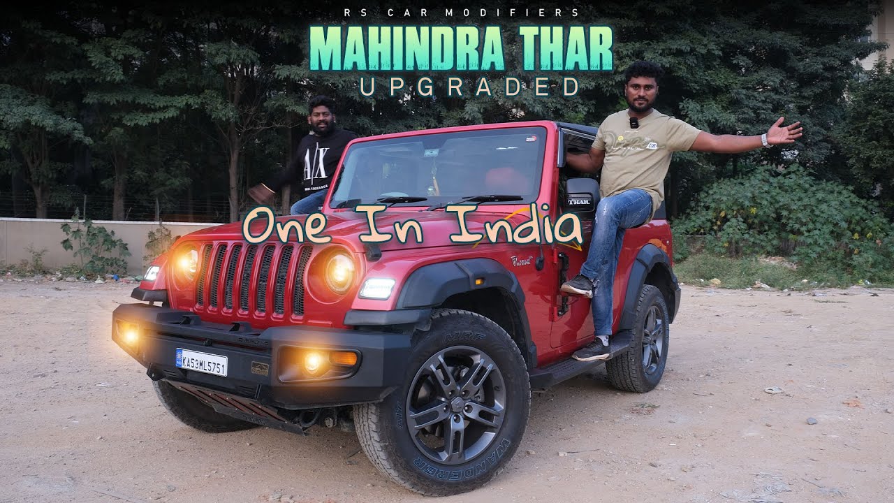 THAR MODIFIED TO BEST LOOK | RS CAR MODIFIERS - YouTube