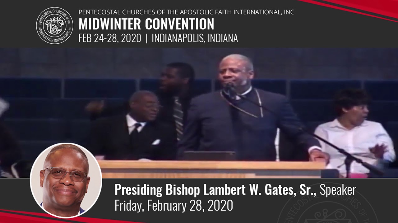 Midwinter 2020 Promo - Bishop Lambert W. Gates, Sr. - YouTube