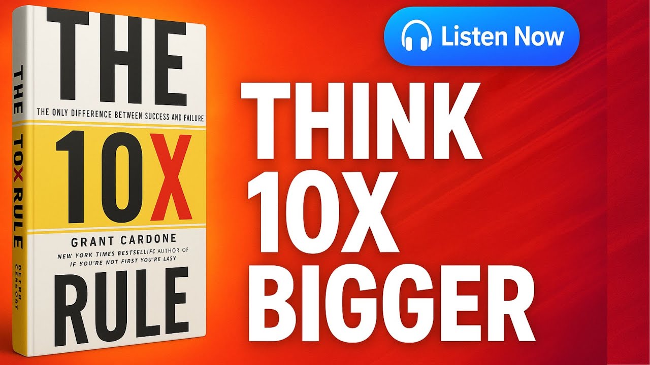 The 10X Rule by Grant Cardone | Audio Book Summary That Will Change ...