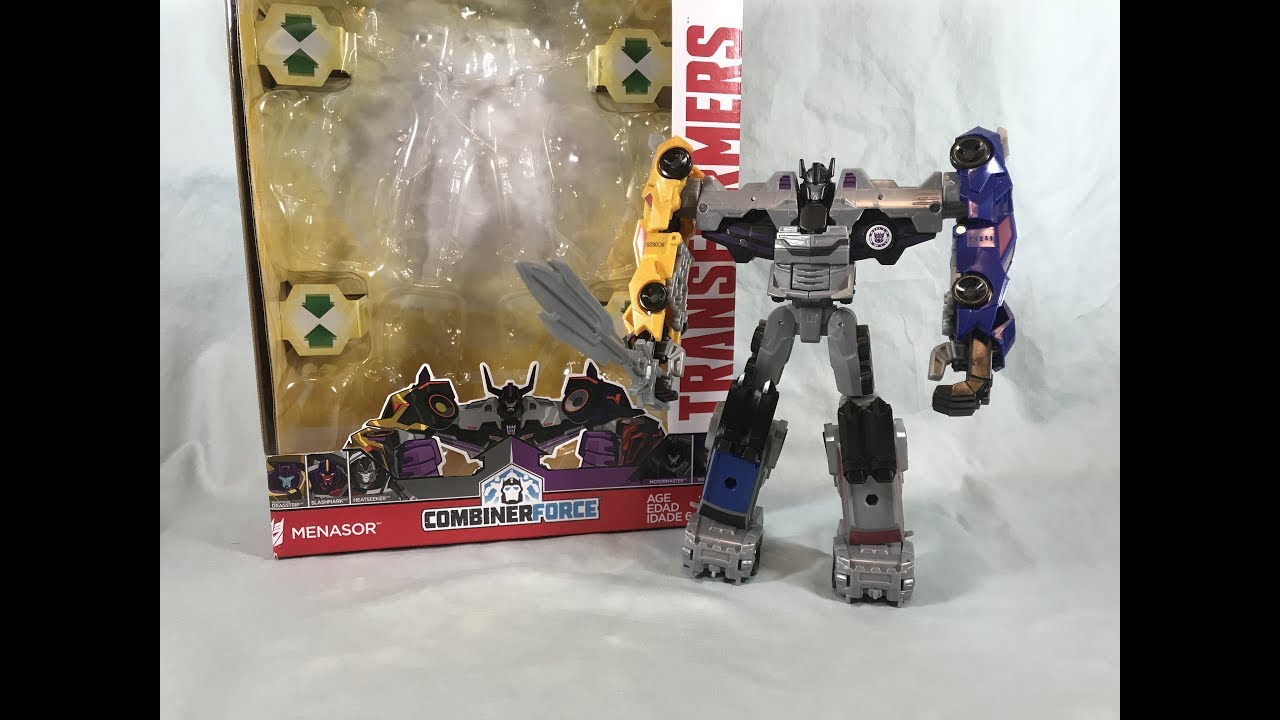 Transformers RID Combiner Force Menasor Review - YouTube