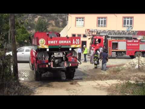 Kütahya' da Yangın... Yangın Bölgesindeki Köy Boşaltıldı