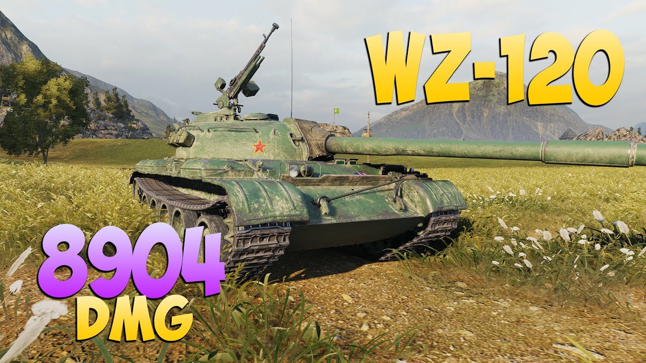WZ-120 - 7 Frags 8.9K Damage - Well worked out! - World Of Tanks - YouTube