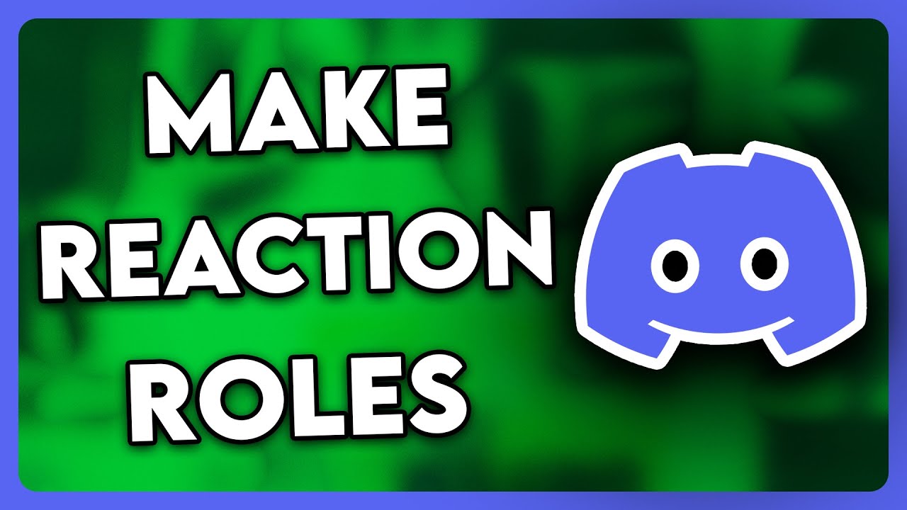 How to Make Reaction Roles on Discord (2025) - YouTube