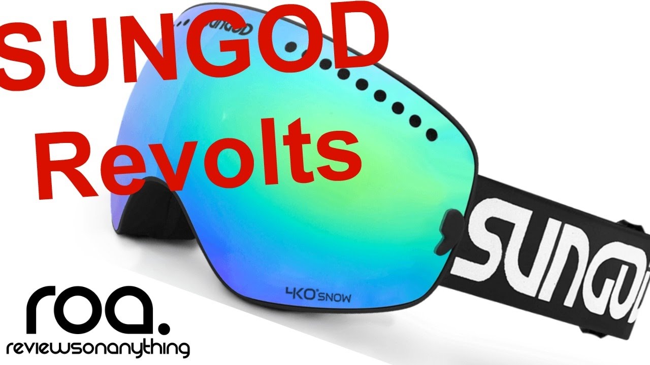 SUNGOD Revolts Snowboard Goggles review - YouTube