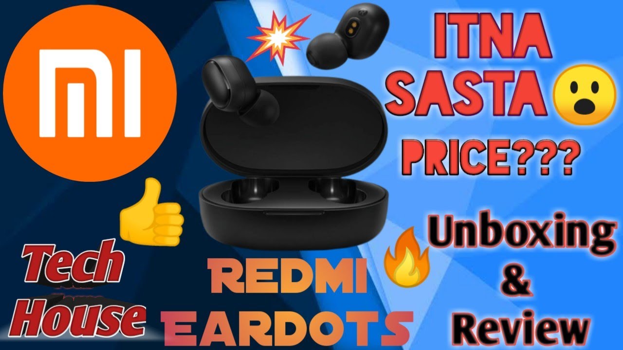 Xiaomi Redmi Airdots 🔥🔥🔥 True wireless earphones By Tech house - YouTube
