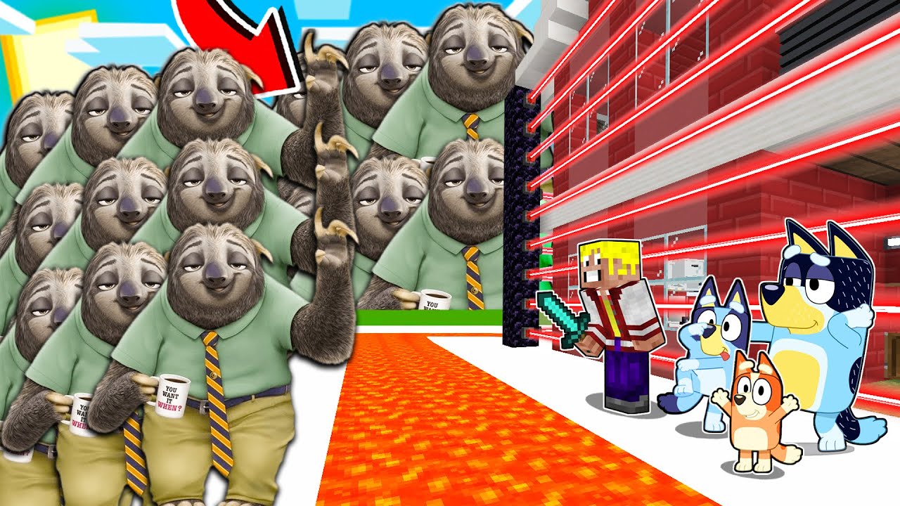 LA FAMILIA DE BLUEY ME AYUDA A DEFENDER MI CASA DEL APOCALIPSIS DE ...