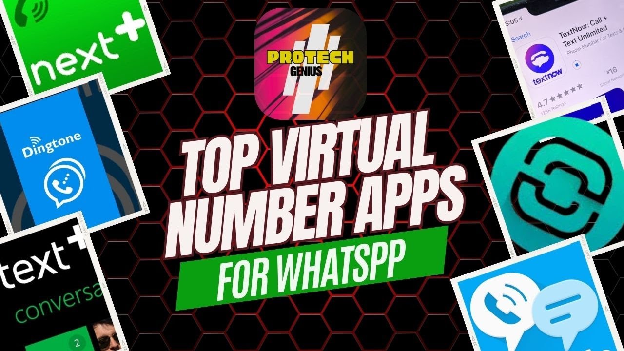Best Free Virtual Number Apps For WhatsApp | Textnow | Textplus ...