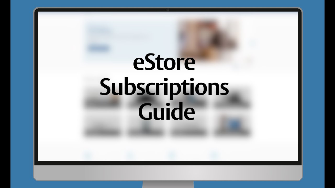 How to Subscribe on the US eStore | Step-by-Step Guide - YouTube