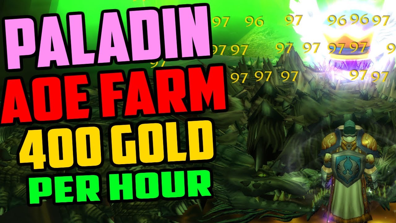 Paladin SOLO AOE Goldfarm 400+ Gold Per Hour - Black Morass AOE Farm ...