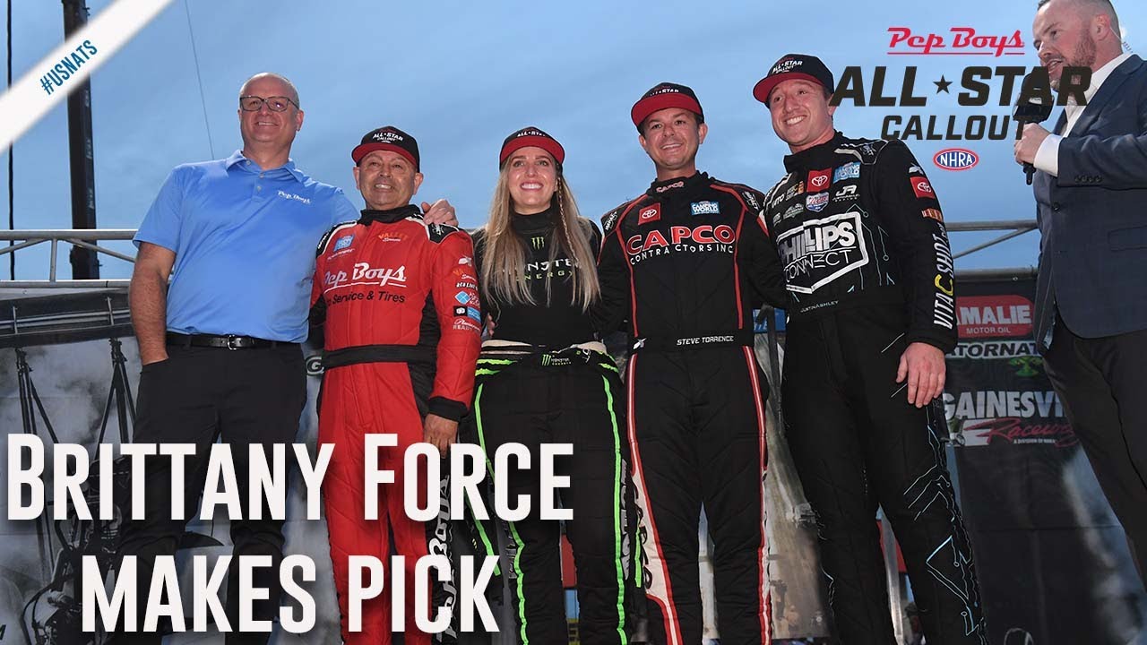 Brittany Force makes her pick in Pep Boys Top Fuel All-Star Callout ...