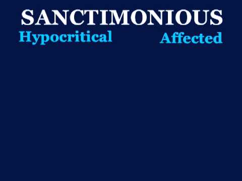sanctimonious - YouTube