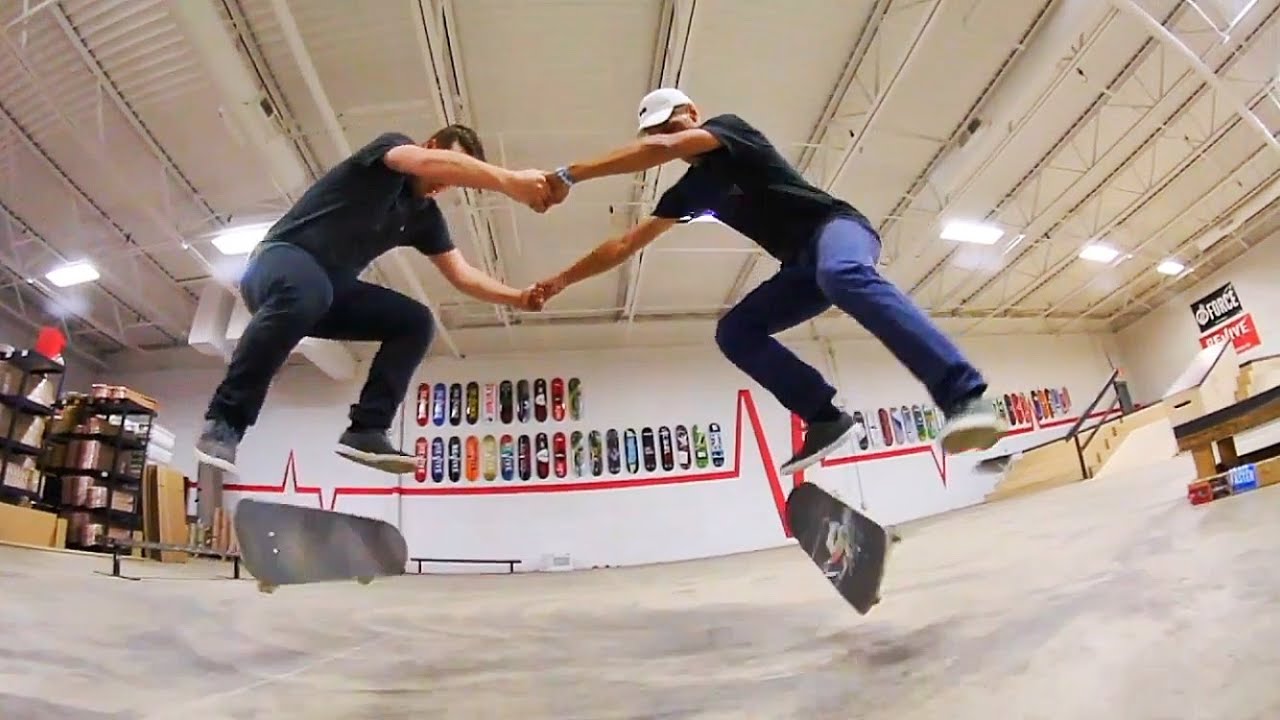 Holding Hands While Skateboarding Challenge | Instagram Trick Requests ...