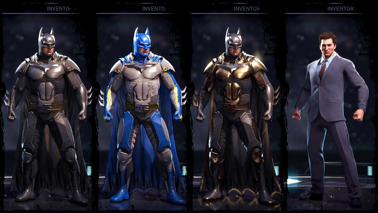 Batman - Gear and Skin Showcase - Injustice 2 - YouTube