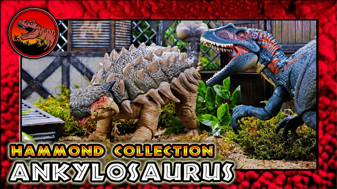 REVIEW: ANKYLOSAURUS Jurassic World HAMMOND COLLECTION DEUTSCH GERMAN ...