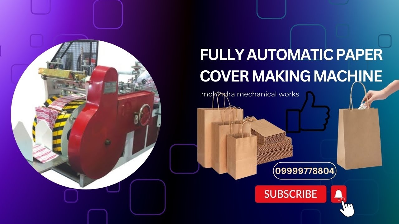 TAMIL NADU, Fully Automatic Paper Cover Making Machine, coimbatore ...