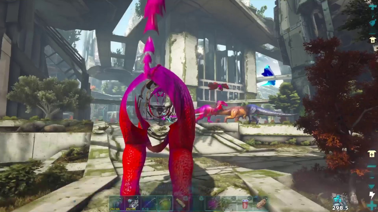 ARK official PvP / mek rushing fob / giga fights / Base Defence - YouTube