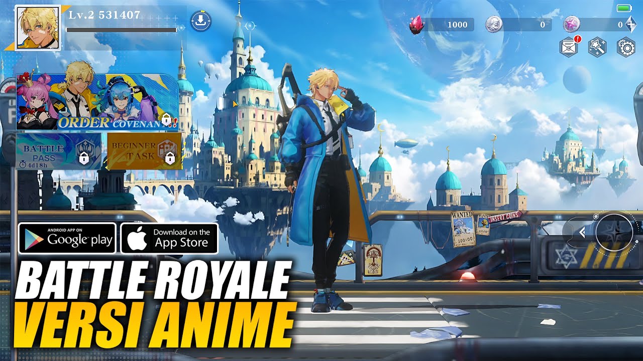 Sudah Muncul di Playstore! Battle Royale Versi Anime - Project A: Melee ...
