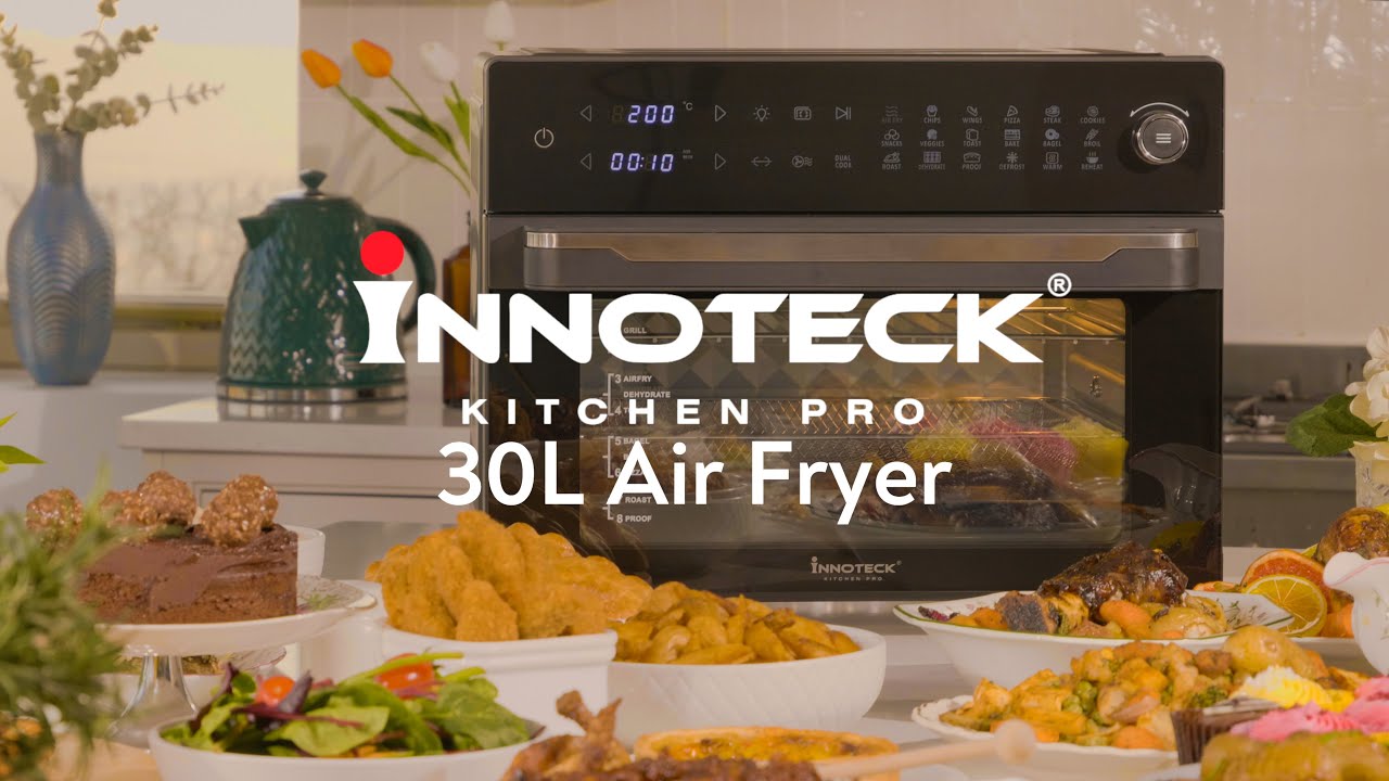 Innoteck 30L Air Fryer | 30% Faster with 99% Less Oil | 4 Layers of ...