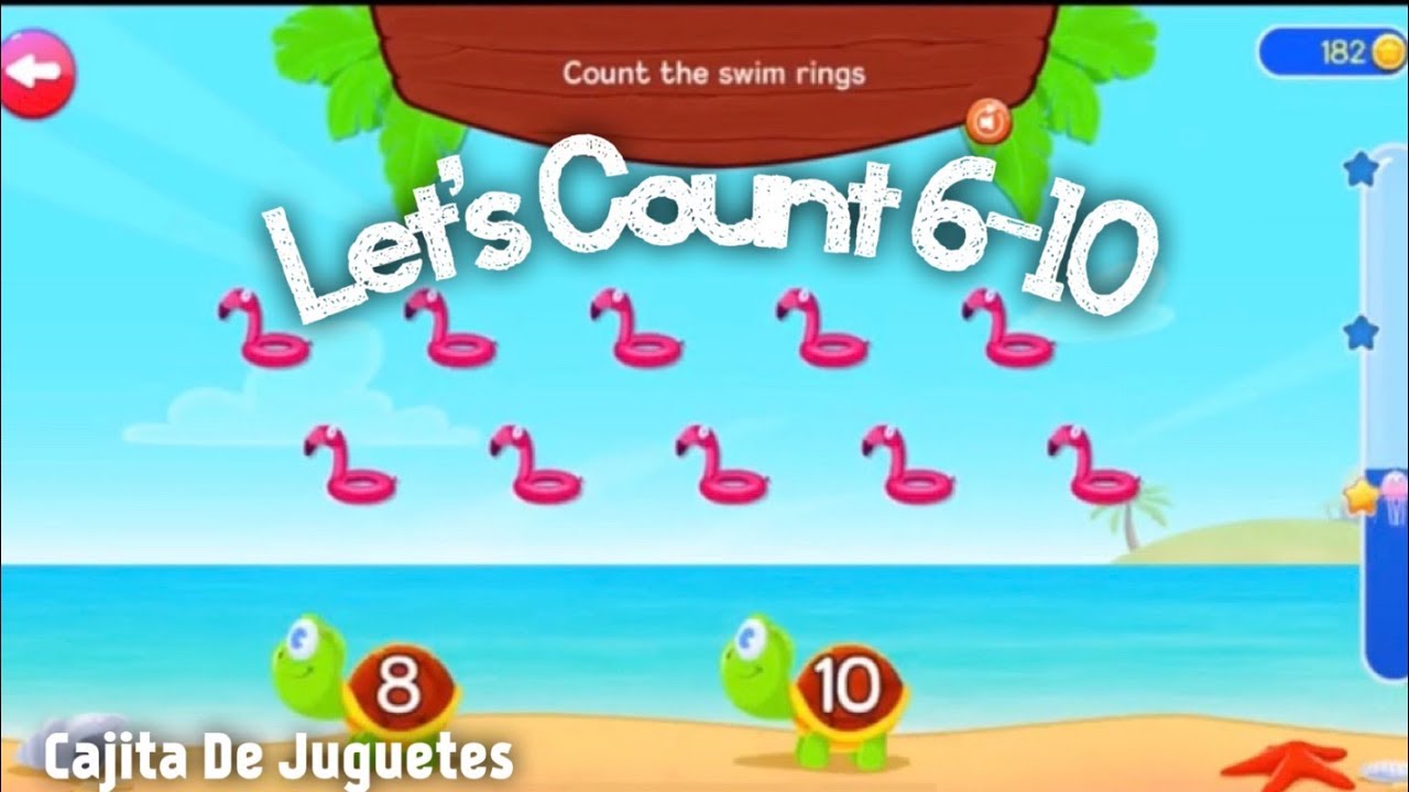 Let's Count From 6-10 6️⃣ 7️⃣ 8️⃣ 9️⃣ 🔟 Vamos A Contar Del 6-10 6️⃣ 7️⃣ ...