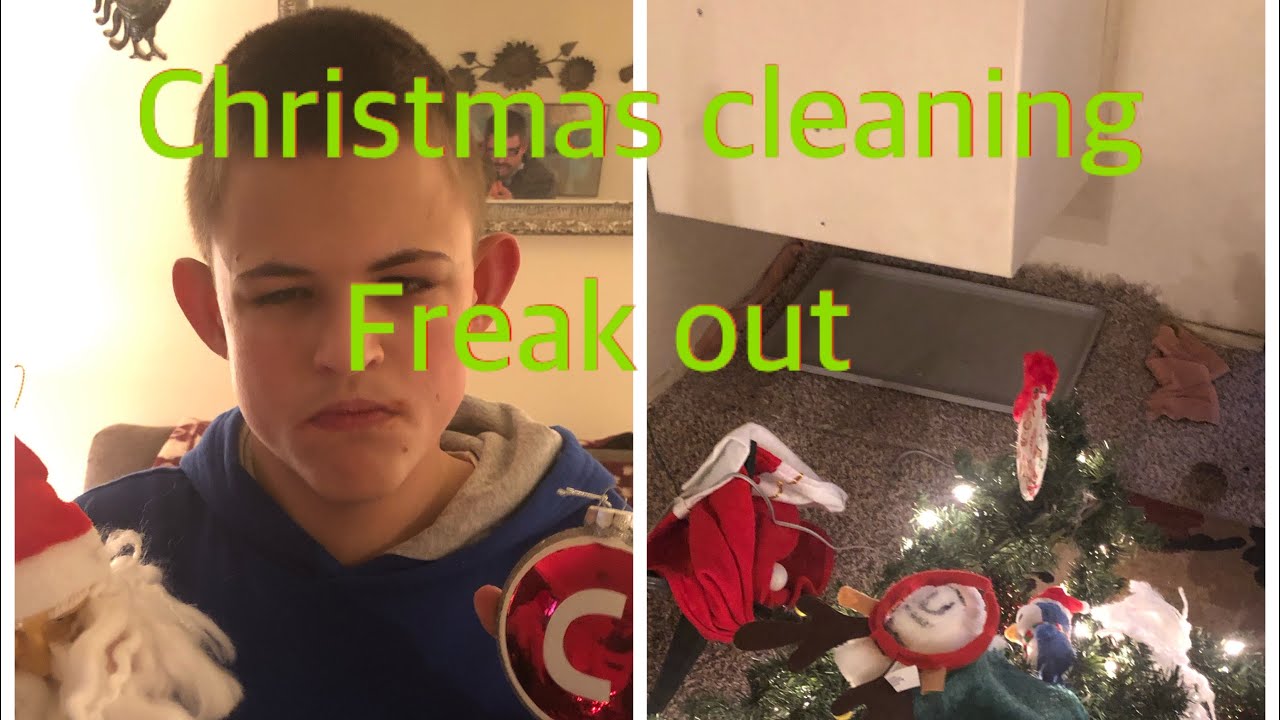 Charlie’s Christmas cleaning freak out - YouTube