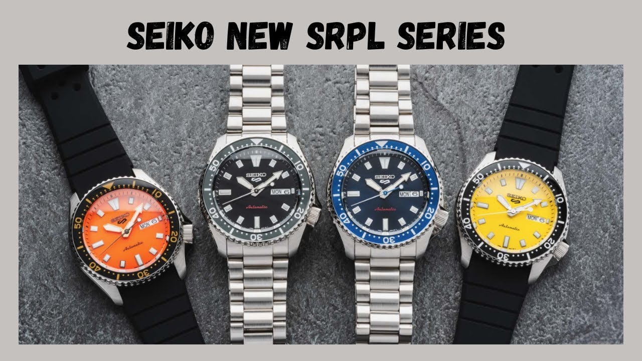 New Release: Seiko 5 Sports SRPL83, SRPL85, SRPL87, And SRPL89 - YouTube
