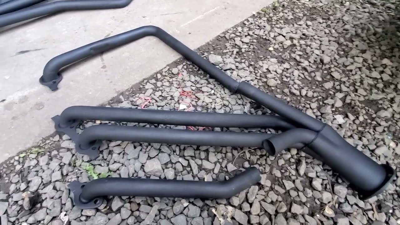 1978 Ford Mustang II King Cobra Hedman Headers Install - YouTube