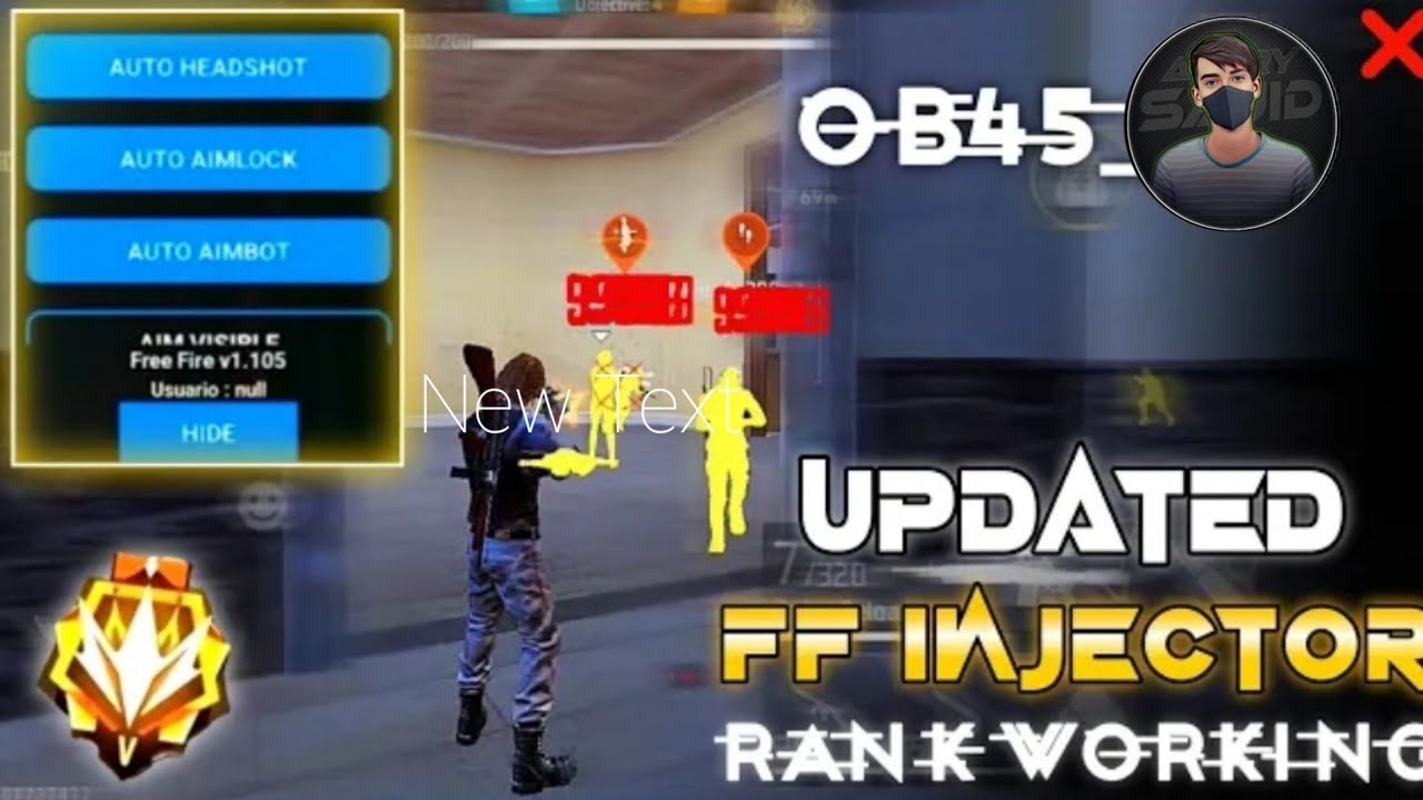 OB45 NO DRAG Free Fire Hack 🔥 Auto Headshot Injector 🔥 FF Injector | FF ...
