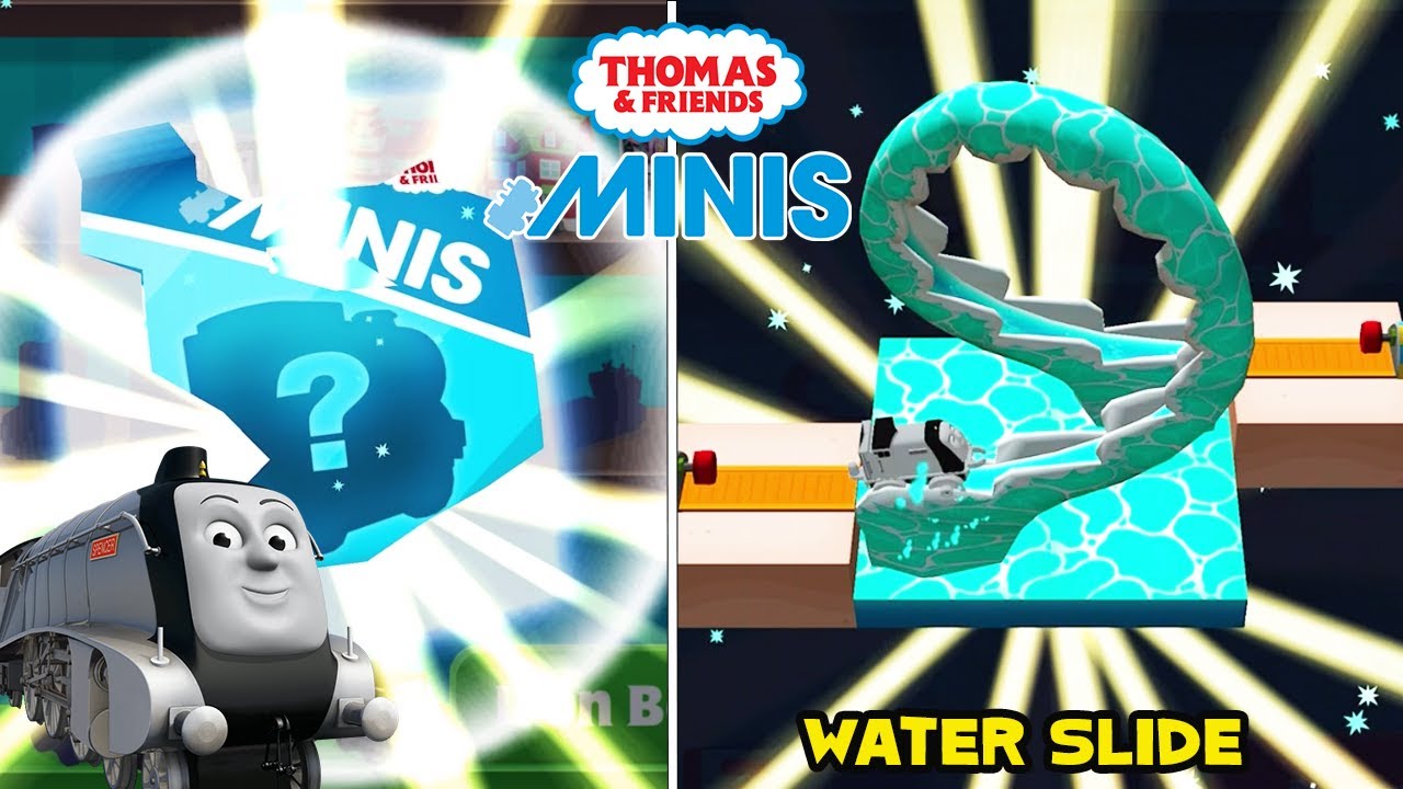Thomas & Friends Minis - ⭐Unlocked New Decoration The Water Slide Lift⭐ ...