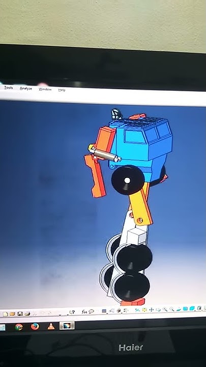 Transformers Optimus Prime using Catia V5 simulation - YouTube