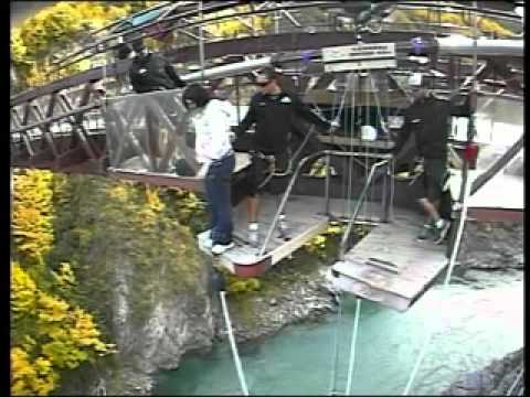Kate's Kawarau Bridge Bungee Jump 1 - YouTube