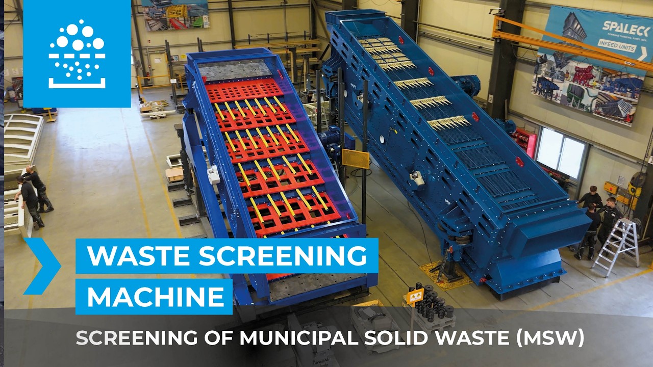 Screening machine for Municipal Solid Waste (MSW Waste) | Interview ...