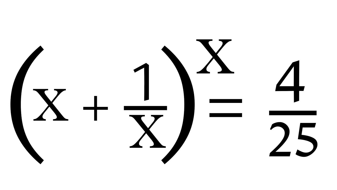 A Beautiful Exponent Math Olympiad Problem | Solving Equation - YouTube