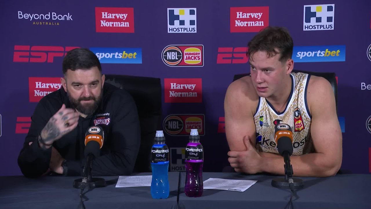 Adam Forde and Sam Mennenga press conference vs Sydney Kings - Round 13 ...