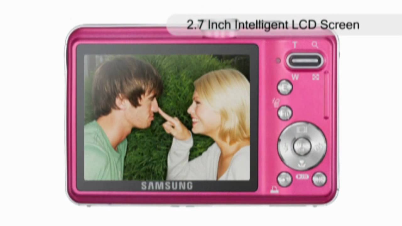Samsung L310W Digital Camera (Pink) - YouTube